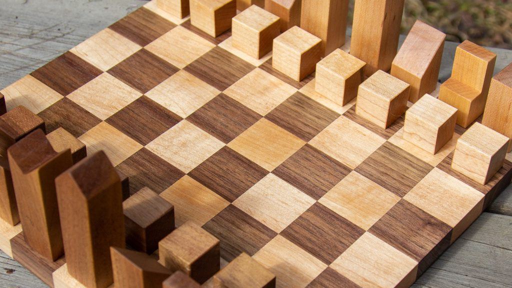 How To Make A Modern Chessboard From Wood - Step By Step - Part 2 - Hey ...